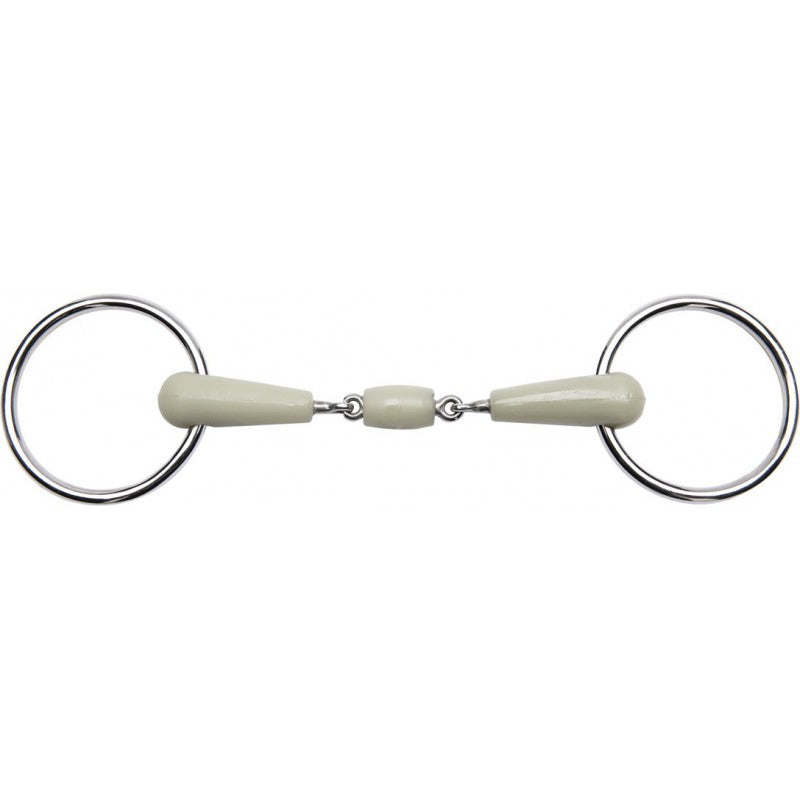 Feeling Flexi Double-Jointed Ring Snaffle – Riderzon